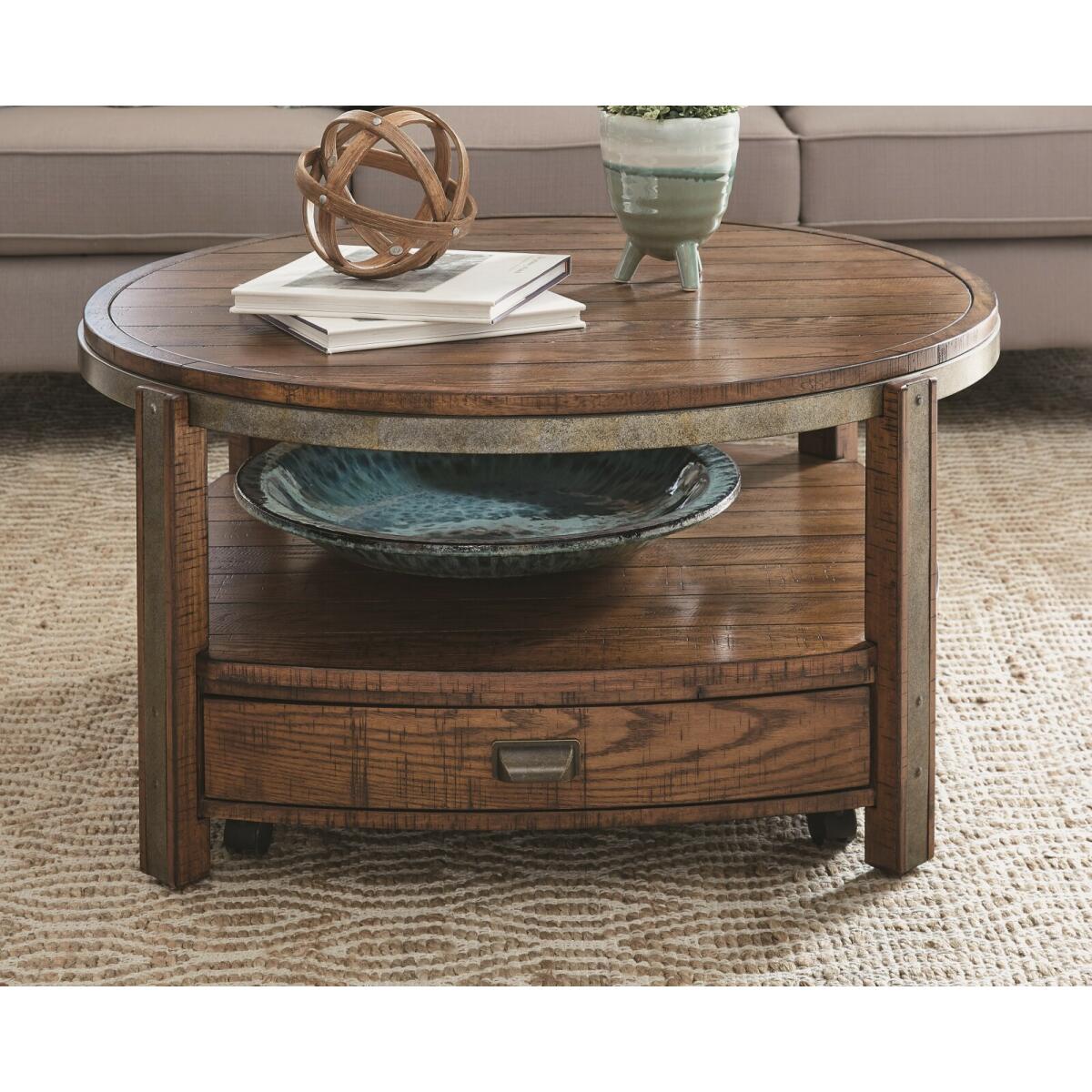 Durham Park Round Cocktail Table – Dungey's Furniture & Floors
